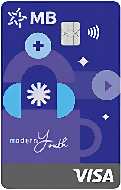 Thẻ Tín Dụng MB Visa Modern Youth