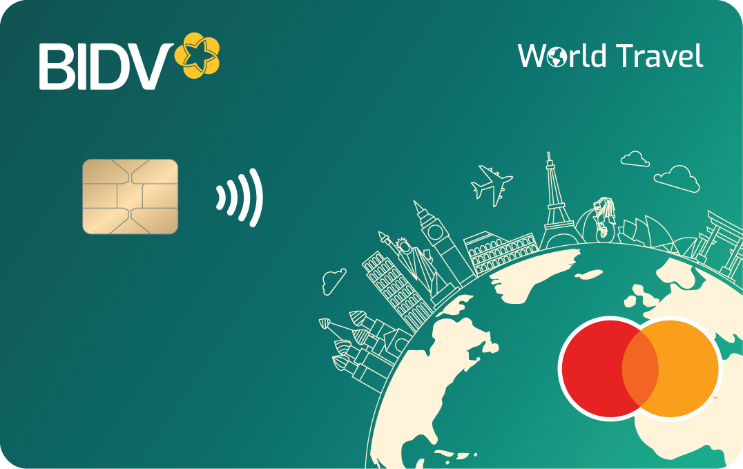 Thẻ Tín Dụng BIDV Mastercard World Travel