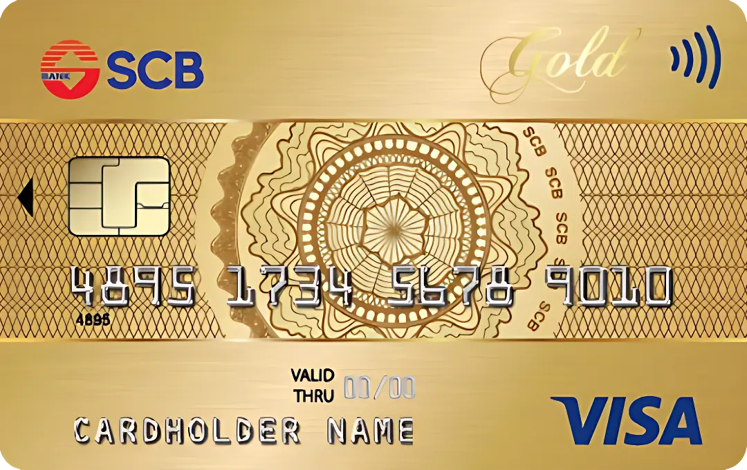 THẺ TÍN DỤNG SCB VISA GOLD