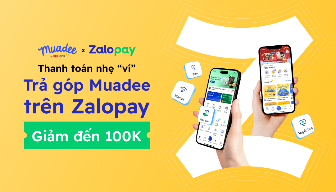 TRẢ GÓP QUA MUADEE